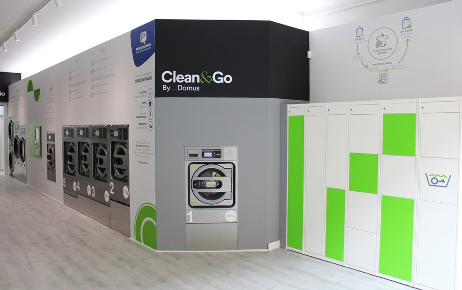 Automatic self-service laundry machinery |Domus